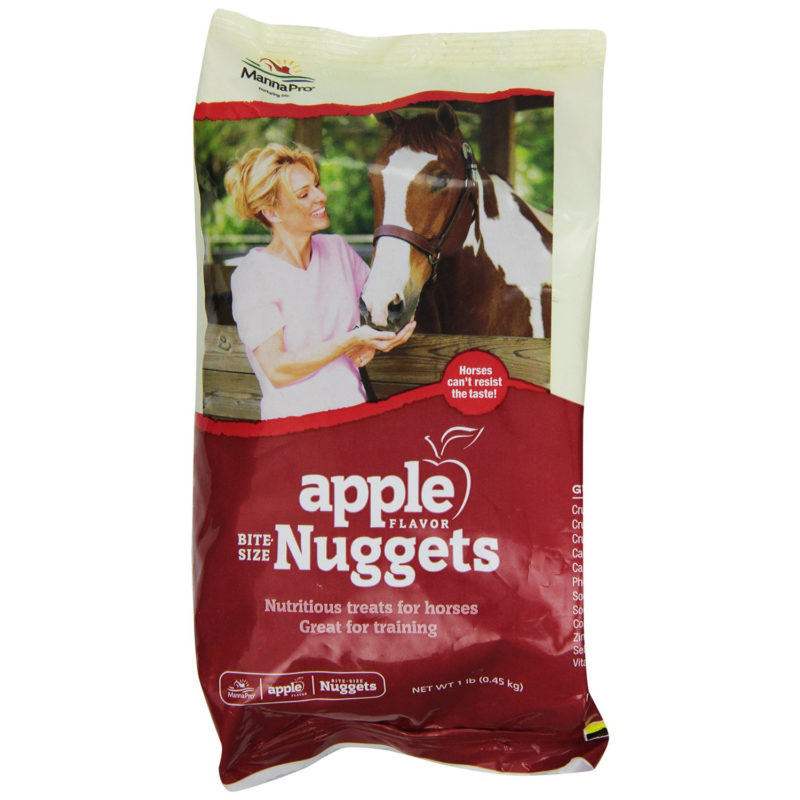 Manna Pro Bite Size Apple Nuggets 1lb - Alliance Animal Care