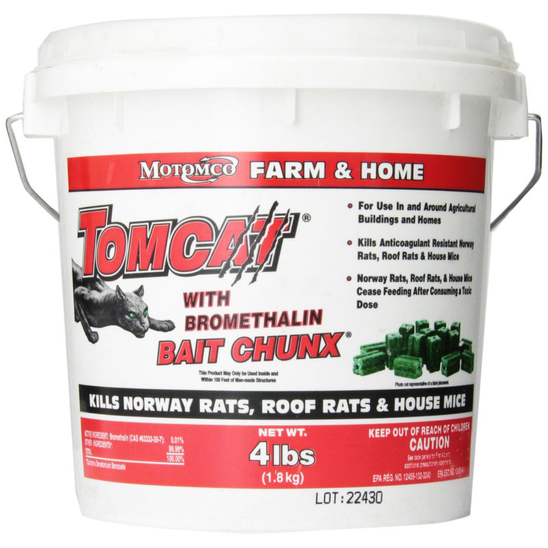 TOMCAT BROMETHALIN 1 OZ BAIT CHUNX 4 LB PAIL - Alliance Animal Care
